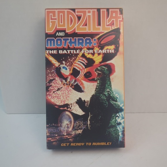 Media | Godzilla And Mothra The Battle For Earth Vhs 1992 9s Toho Kaiju ...